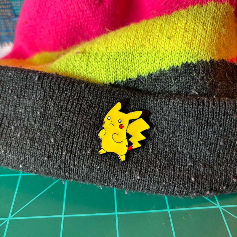 Pikachu Pin - Etsy