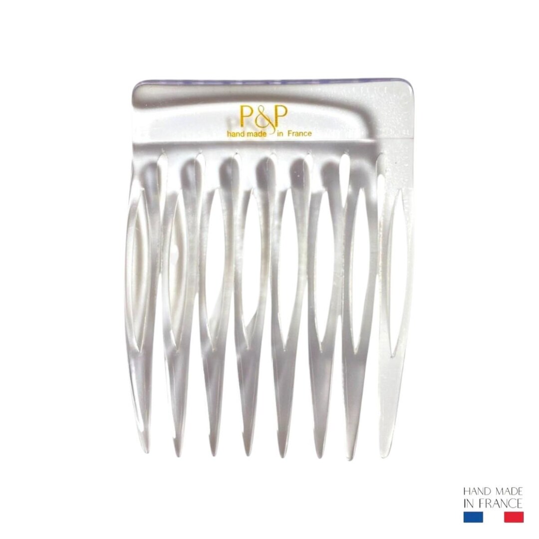 Crystal Clear Hair Comb, 8 Teeth Side Hair Comb, Grip Tooth Comb ...