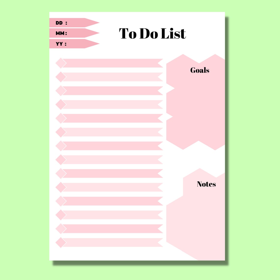 Minimalist to Do List ,simple to Do List, Simple Tasks List ...
