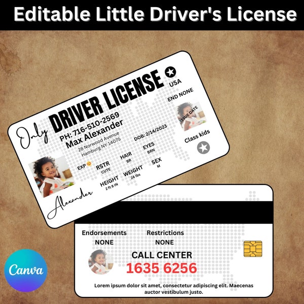 Fake Drivers License - Etsy