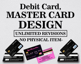 Printable Master Card, Visa Card, Payment and Finance Card, Canvas for ...