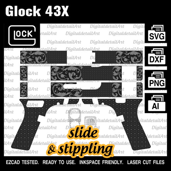 Glock 43x Laser Files - Etsy