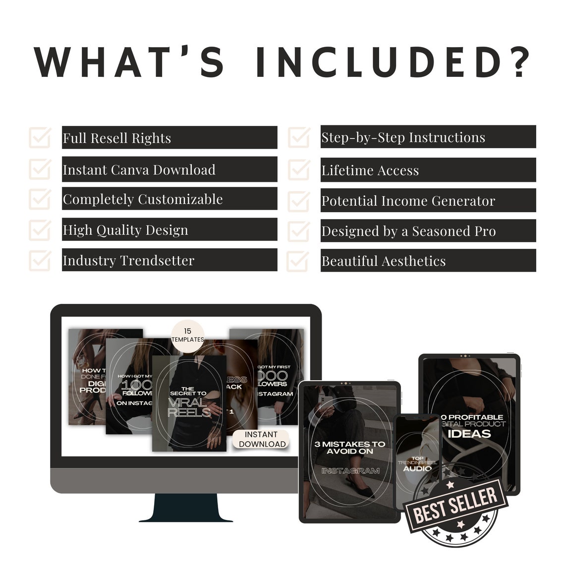 15 Faceless Reel Cover Templates, Social Media Posts, Stories and Reels ...