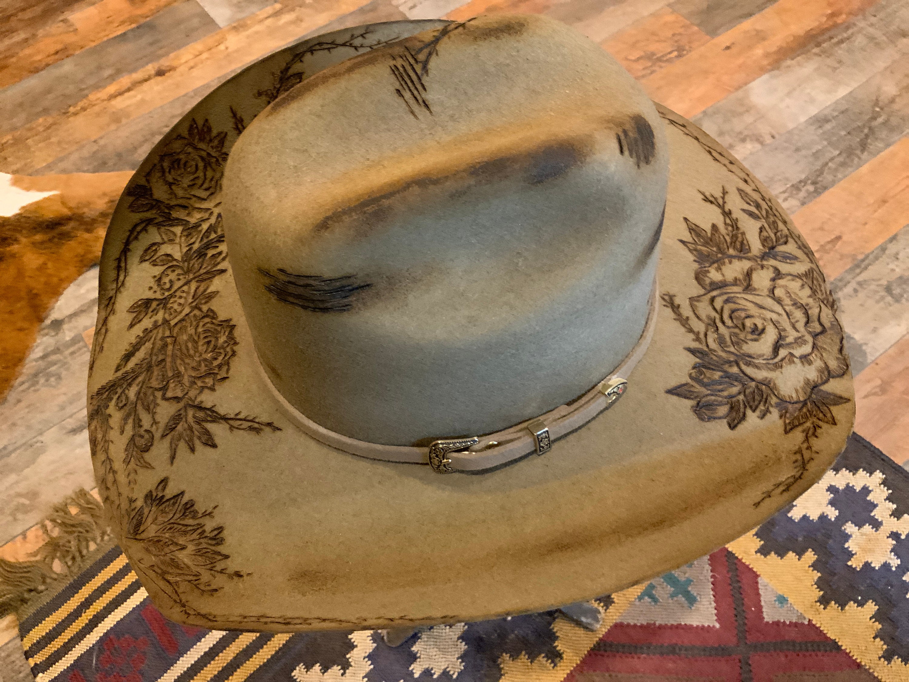 Cowboy Rose Hat - Etsy
