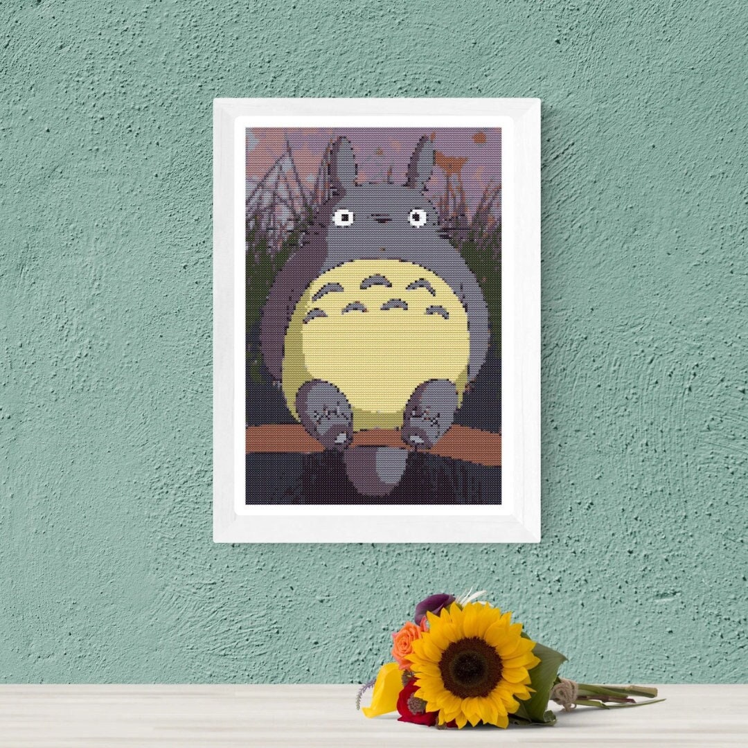 Totoro Cross Stitch Pattern - Etsy