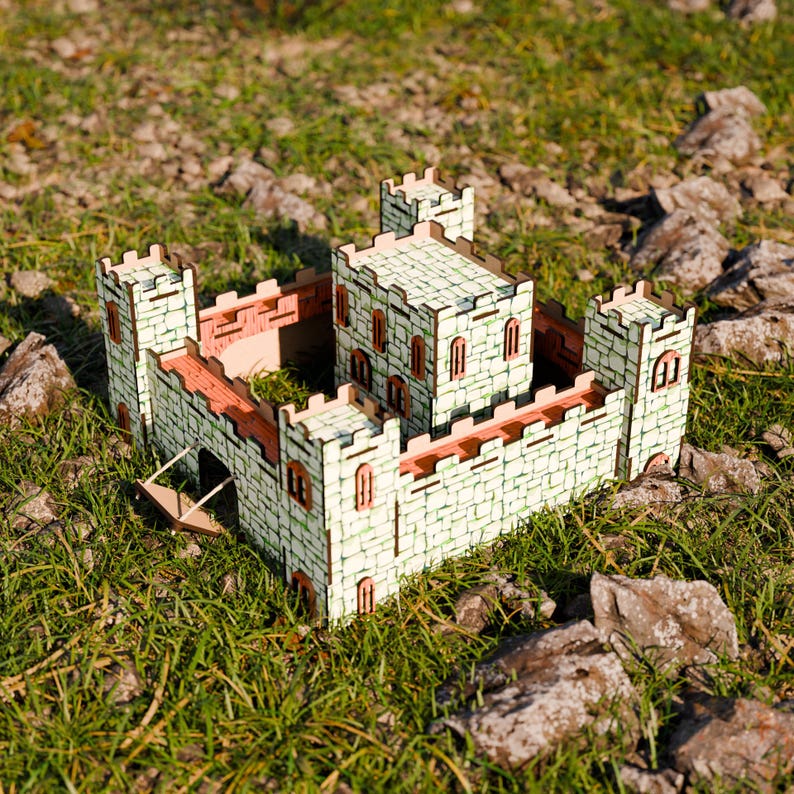 Castle Laser Cut File - Etsy