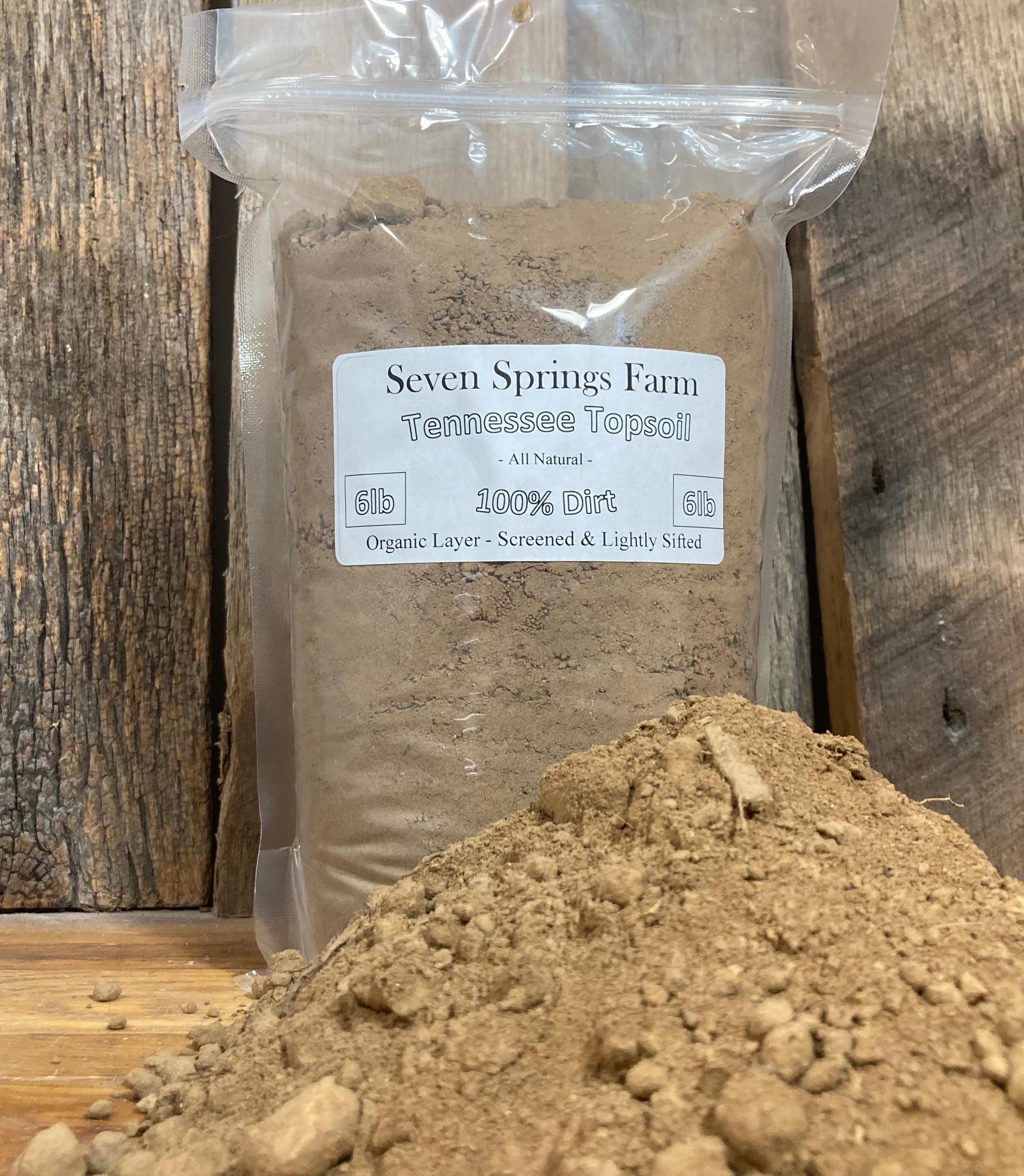 Tennessee Topsoil - All Natural 100% Dirt - Screened & Sifted Organic ...