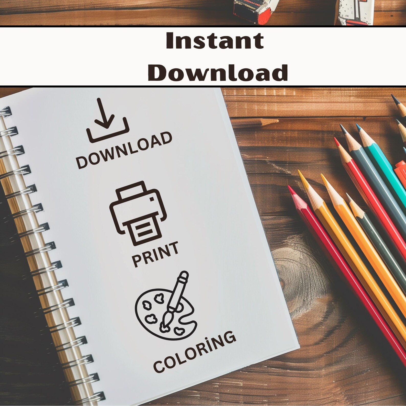 Create Your Own Home, 24 Coloring Pages. Digital Coloring Book ...