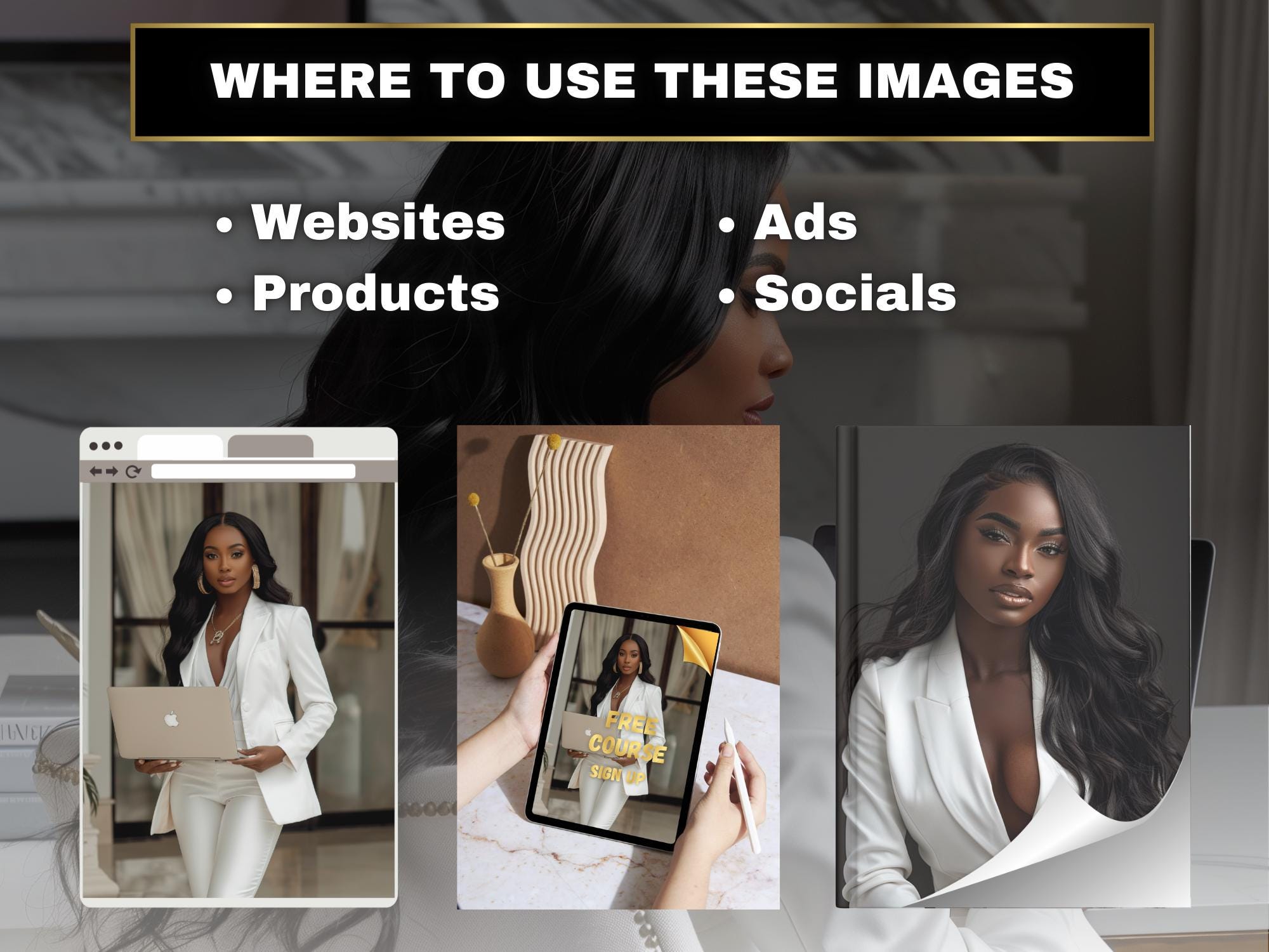 Luxury Business Women Model Stock Images for Commercial Use Quality ...