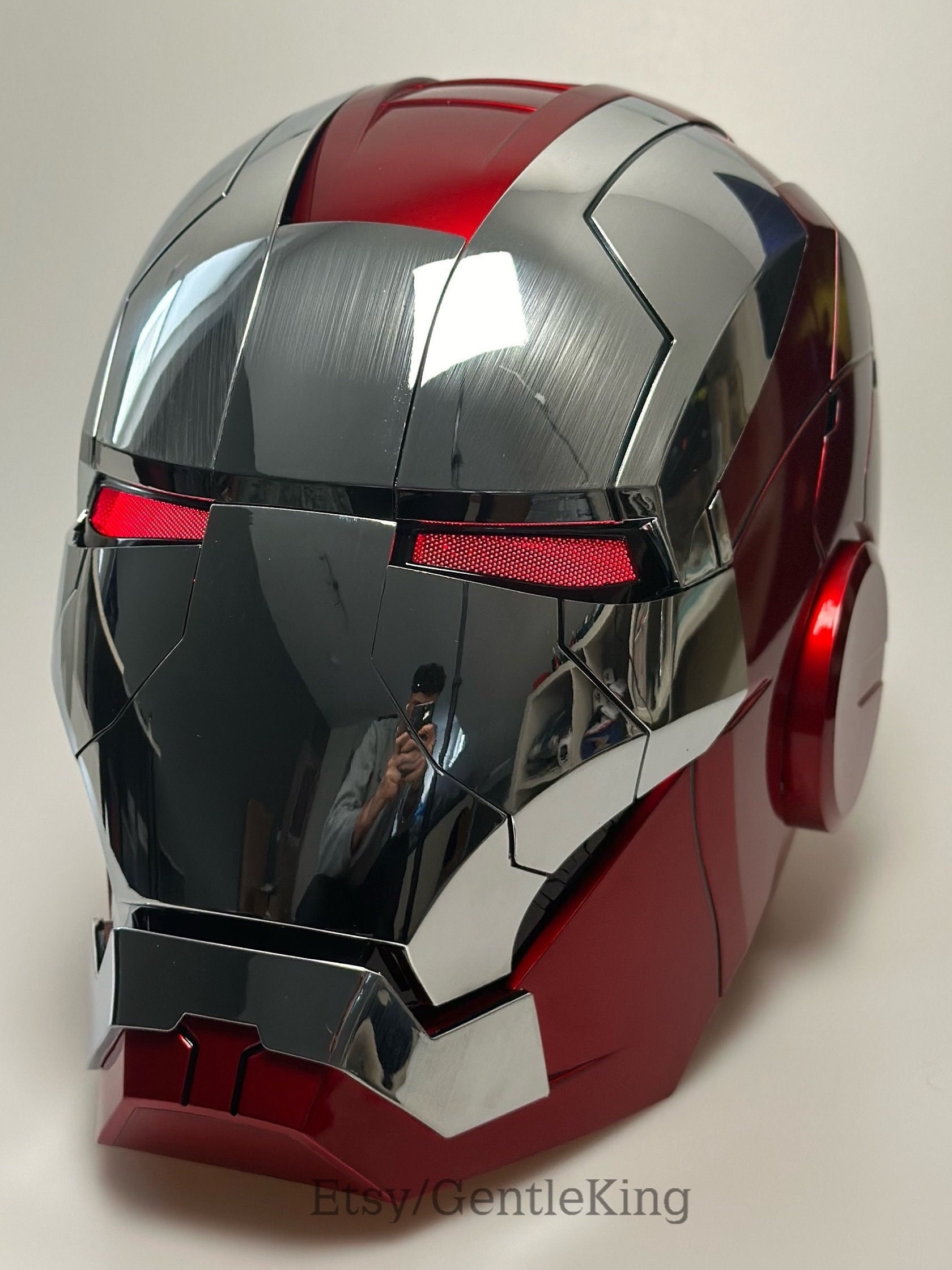 Comic Con Ironman Mask Marvel Avengers MK5/ Silver Metallic Fully ...