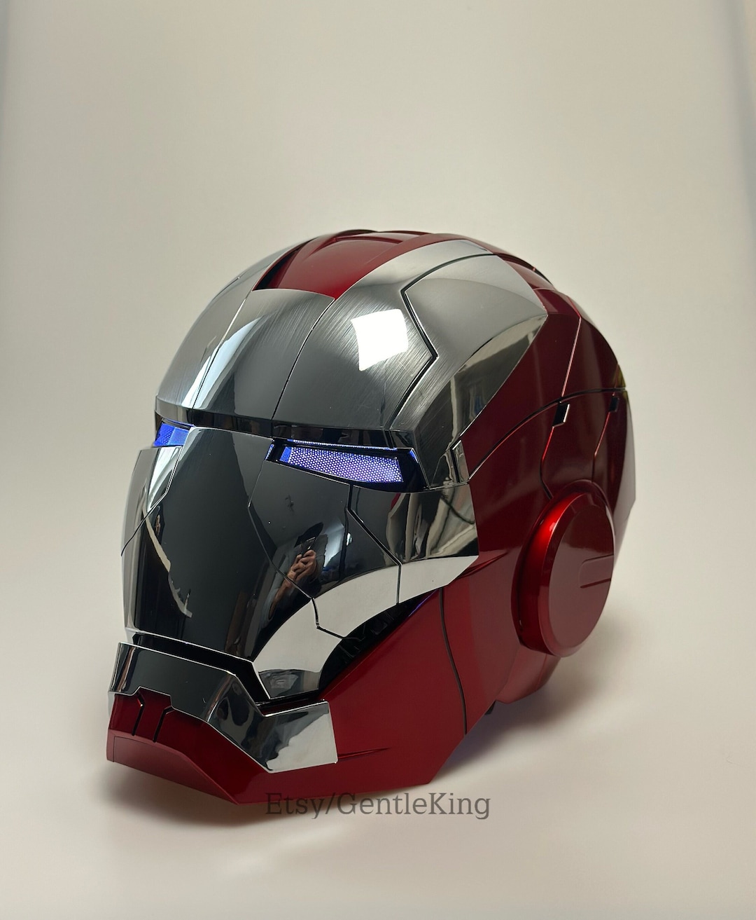 Comic Con Ironman Mask Marvel Avengers MK5/ Silver Metallic Fully ...