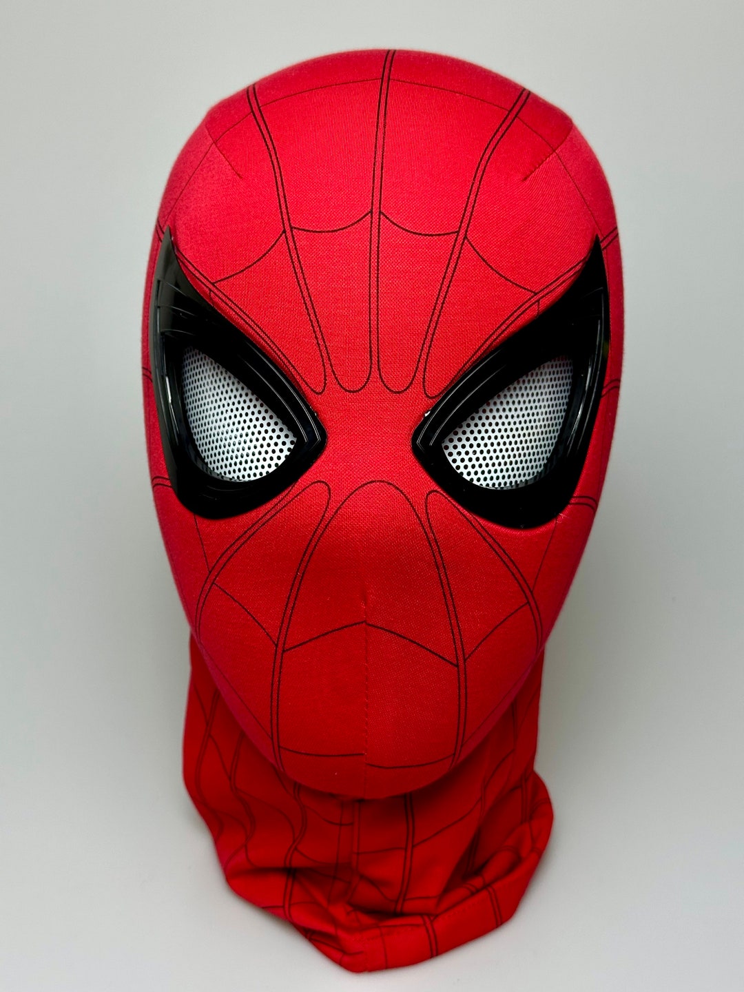 Electronic Blinking Spider Man Mask Remote Ring Control Included ...
