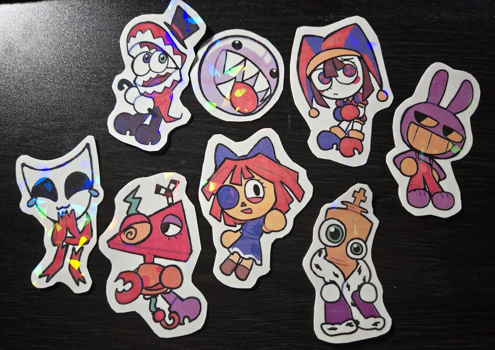 The Amazing Digital Circus TADC Vinyl Stickers (pomni, Jax, Ragatha ...
