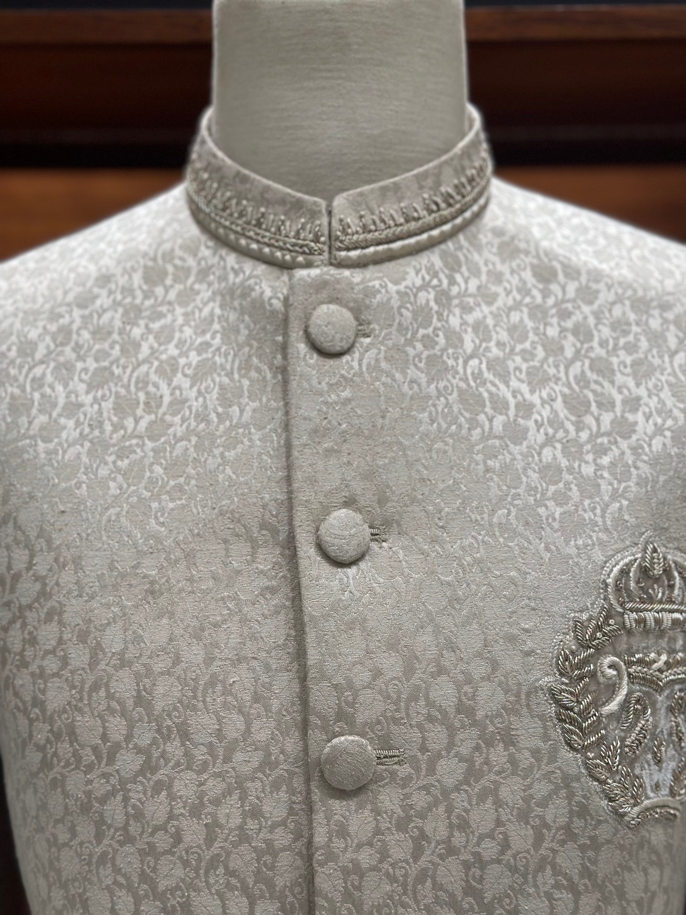 Royal Tea Pink Prince Coat for Men, Handmade Custom Coat, Indian Nehru ...