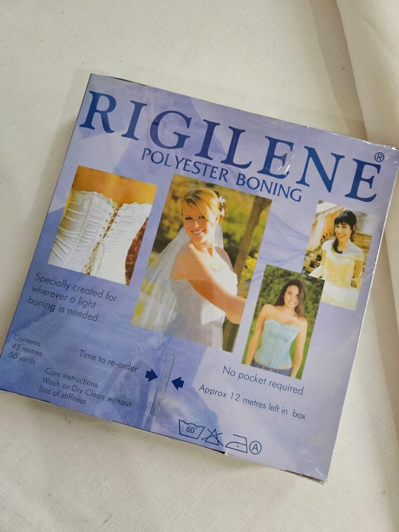 Rigilene Polyester Boning Corset Boning Whale 6mm 8mm 12mm per Box 40 ...