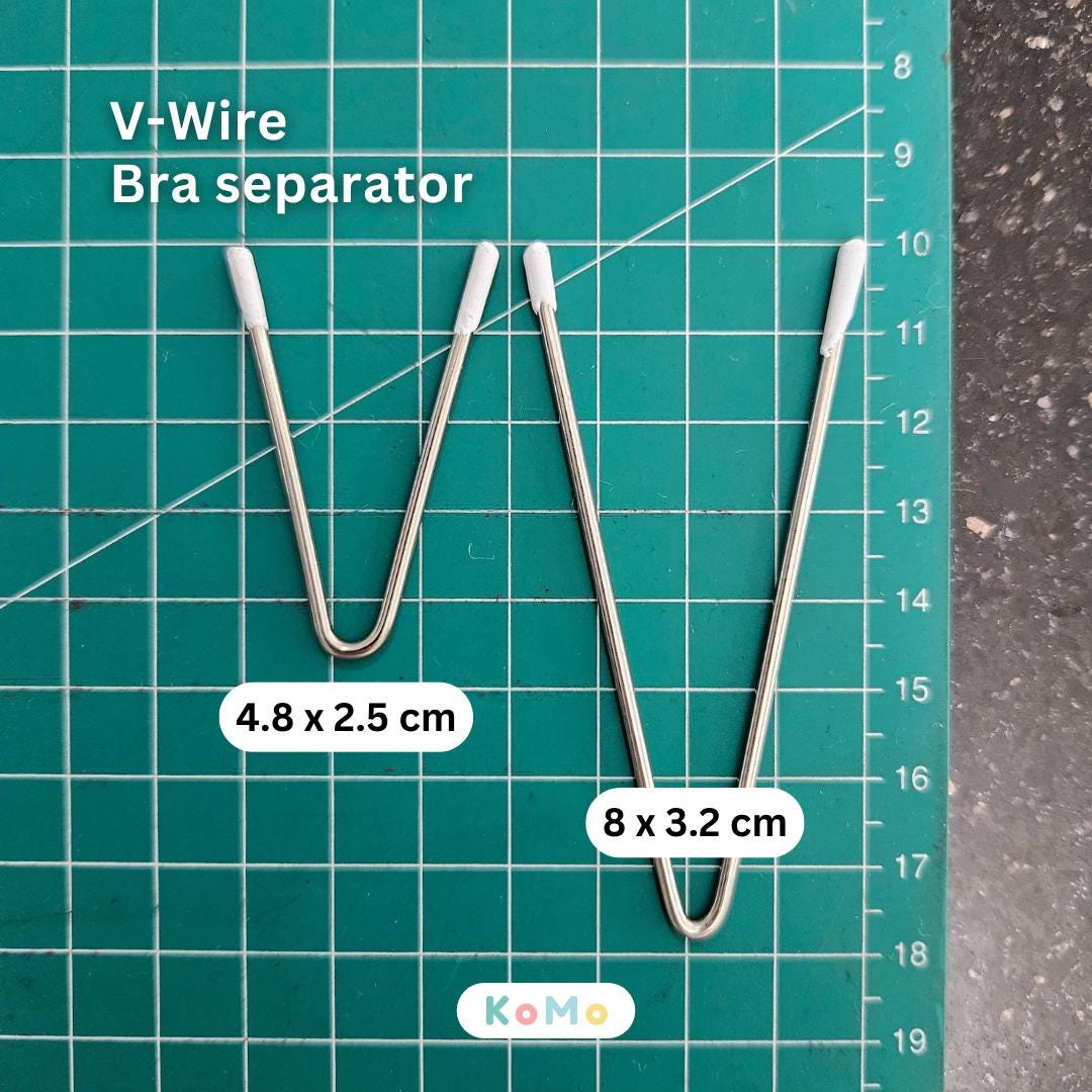 V Bra Separator Wire for Underwear, Swimwear, Lingerie, Dresses Bra ...