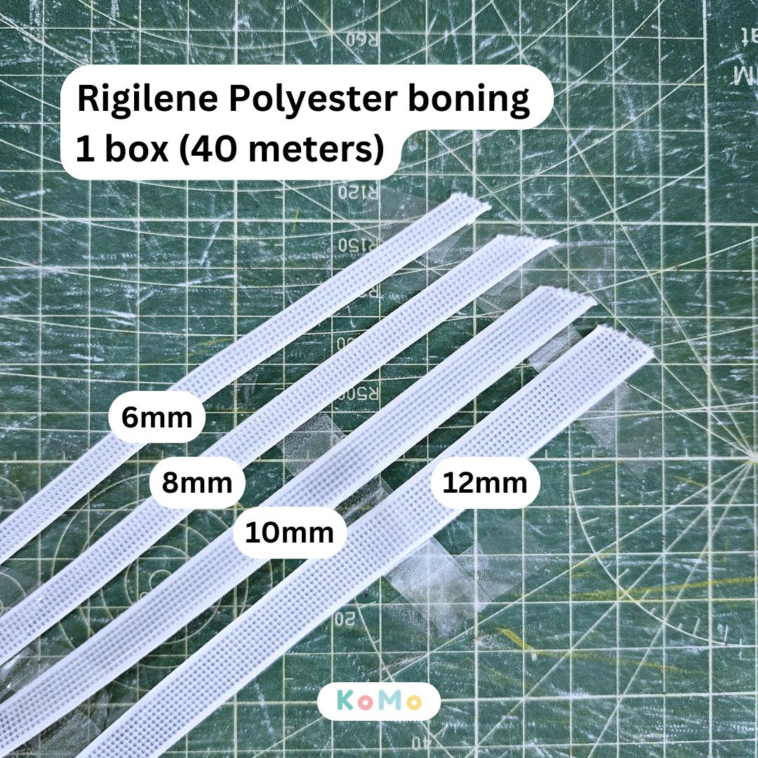 Rigilene Polyester Boning Corset Boning Whale 6mm 8mm 12mm per Box 40 ...