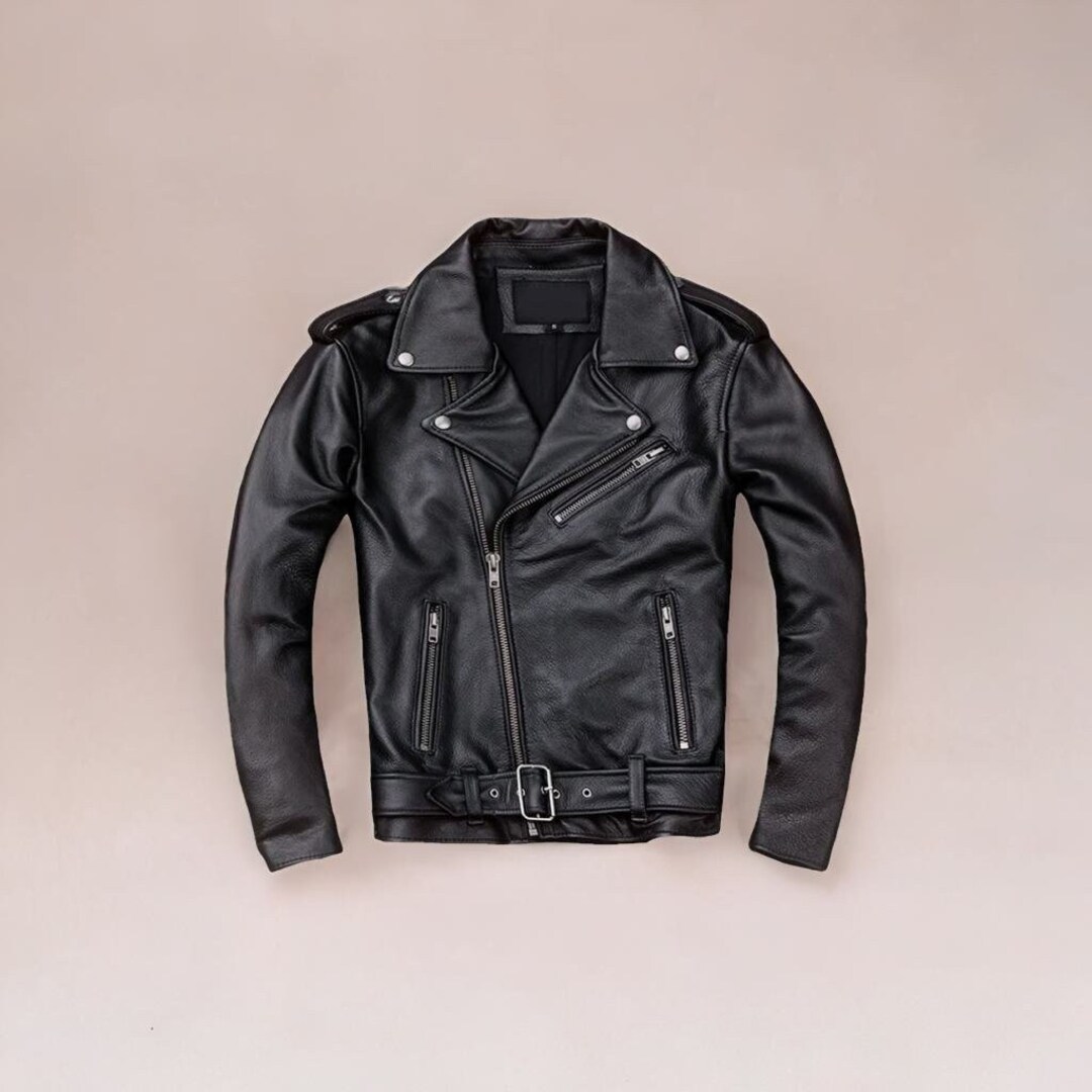 Leather Jacket, Biker Jacket, Motorcycle Biker Jackets, Genuine Leather ...
