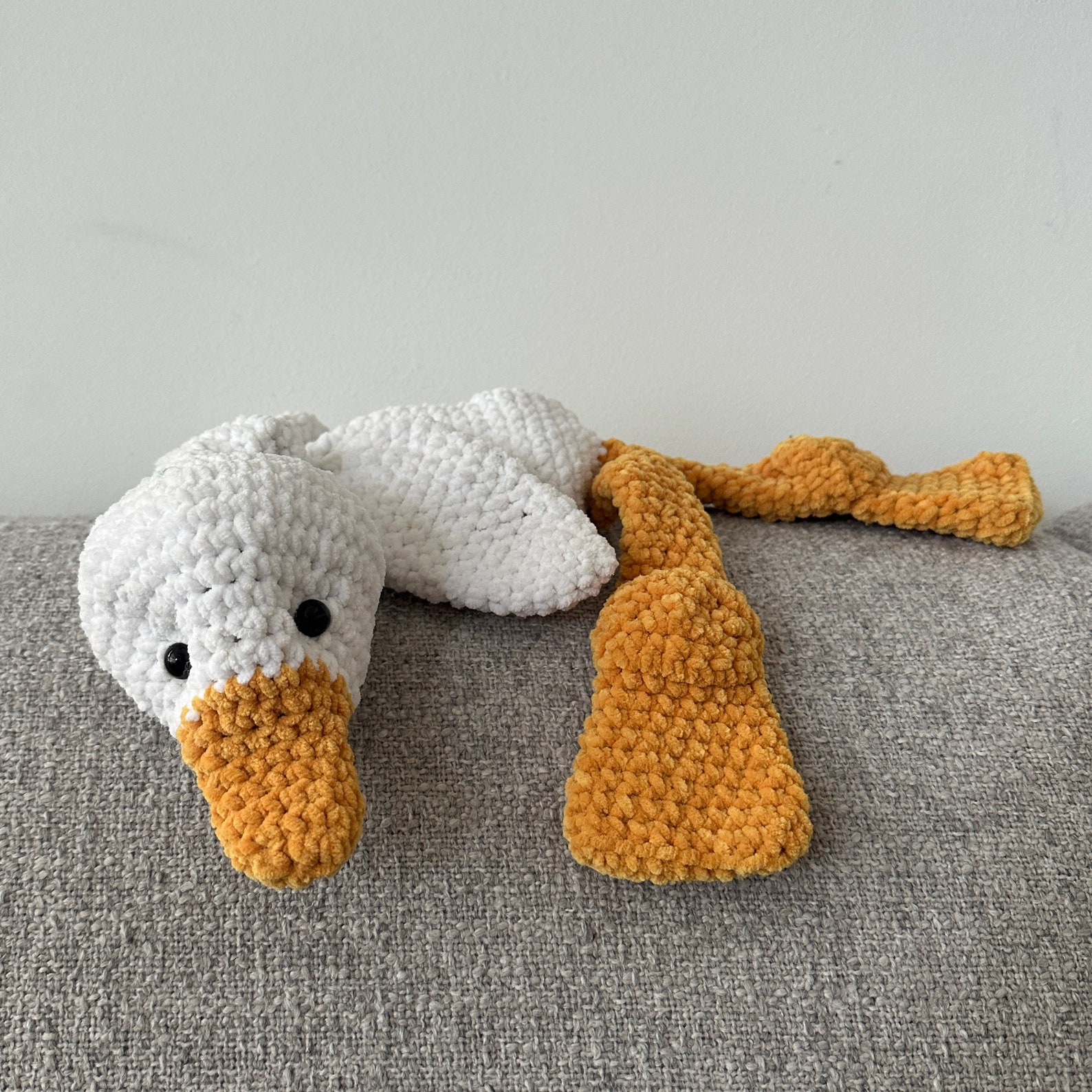 No Sew Pattern, Snuggle, Cute Goose, Cute Duck, Amigurumi Pattern ...