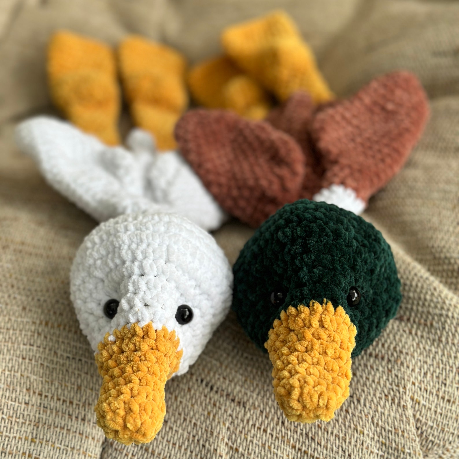 No Sew Pattern, Snuggle, Cute Goose, Cute Duck, Amigurumi Pattern ...