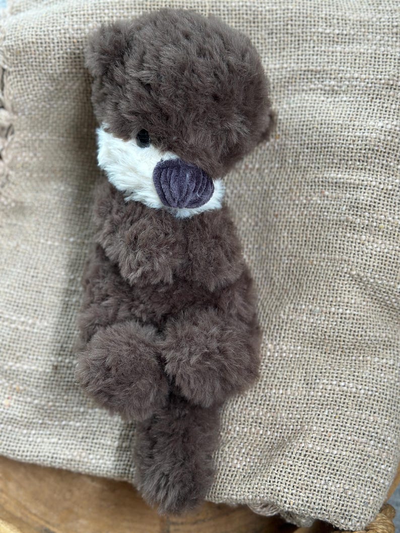 Crochet Otter Pattern PDF – Plush Amigurumi Otter, Baby Gift, Soft Toy ...