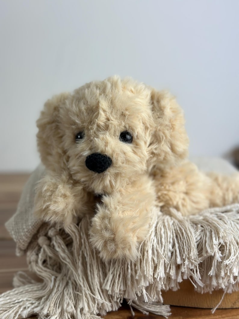 Extra Soft Plush Puppy Crochet Pattern • Labradoodle, Labrador & Golden ...