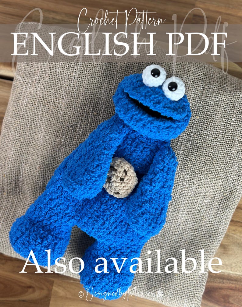 Cute Crochet Pattern, Elmo – Exclusive, Unique Interactive Amigurumi ...