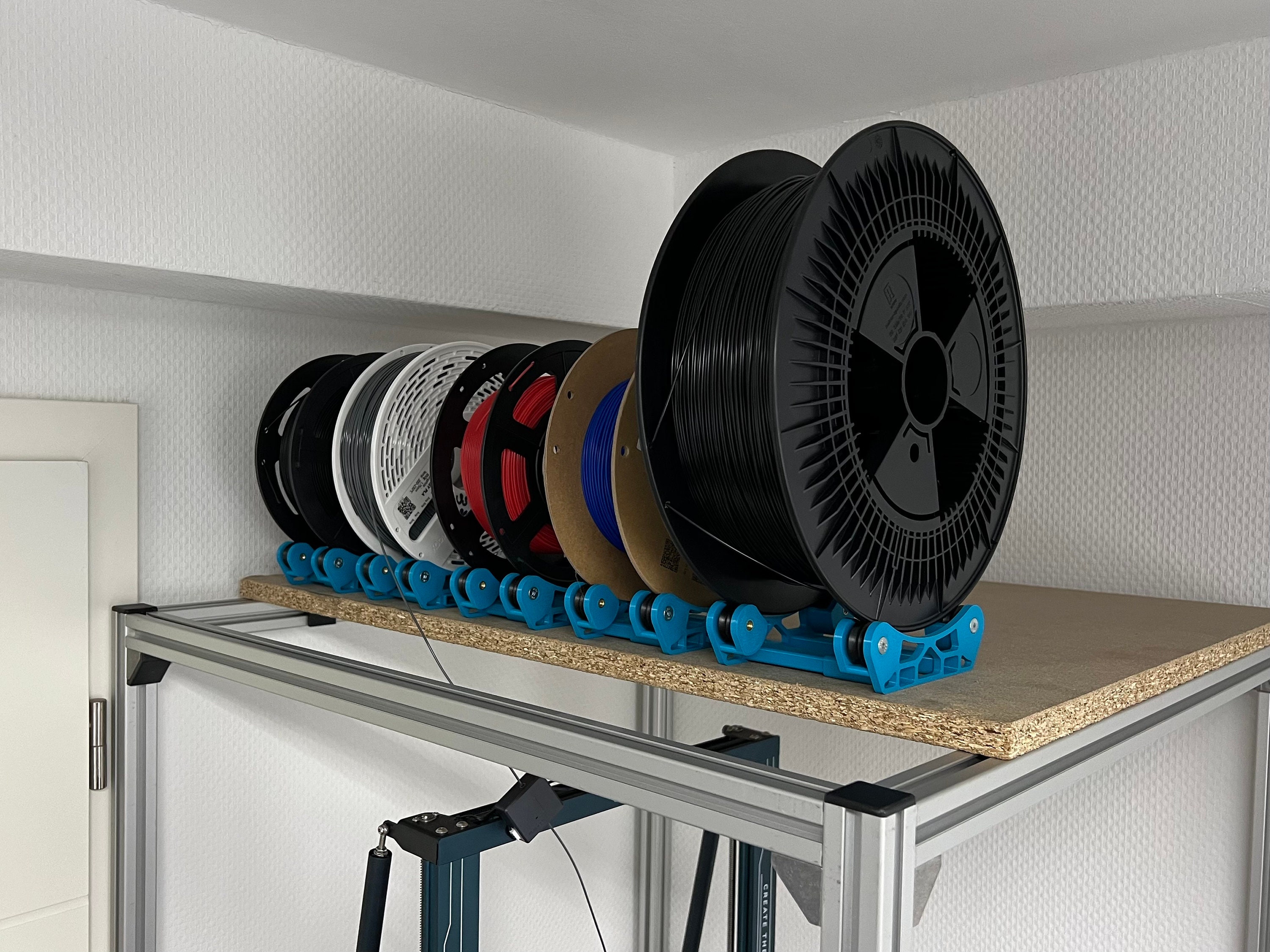 3D Printing Filament Spool Holder With Fasteners DIY 3D Printing STL ...