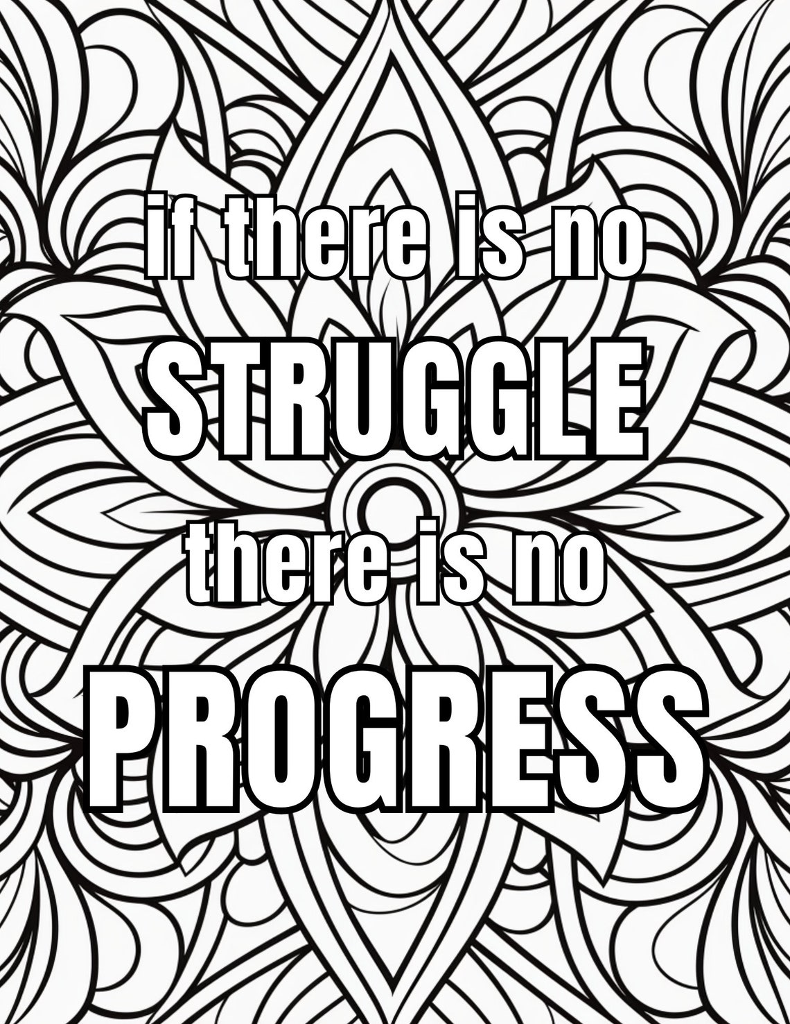 Motivational Colouring Pages Adult Colouring Mindful Colouring Quotes ...