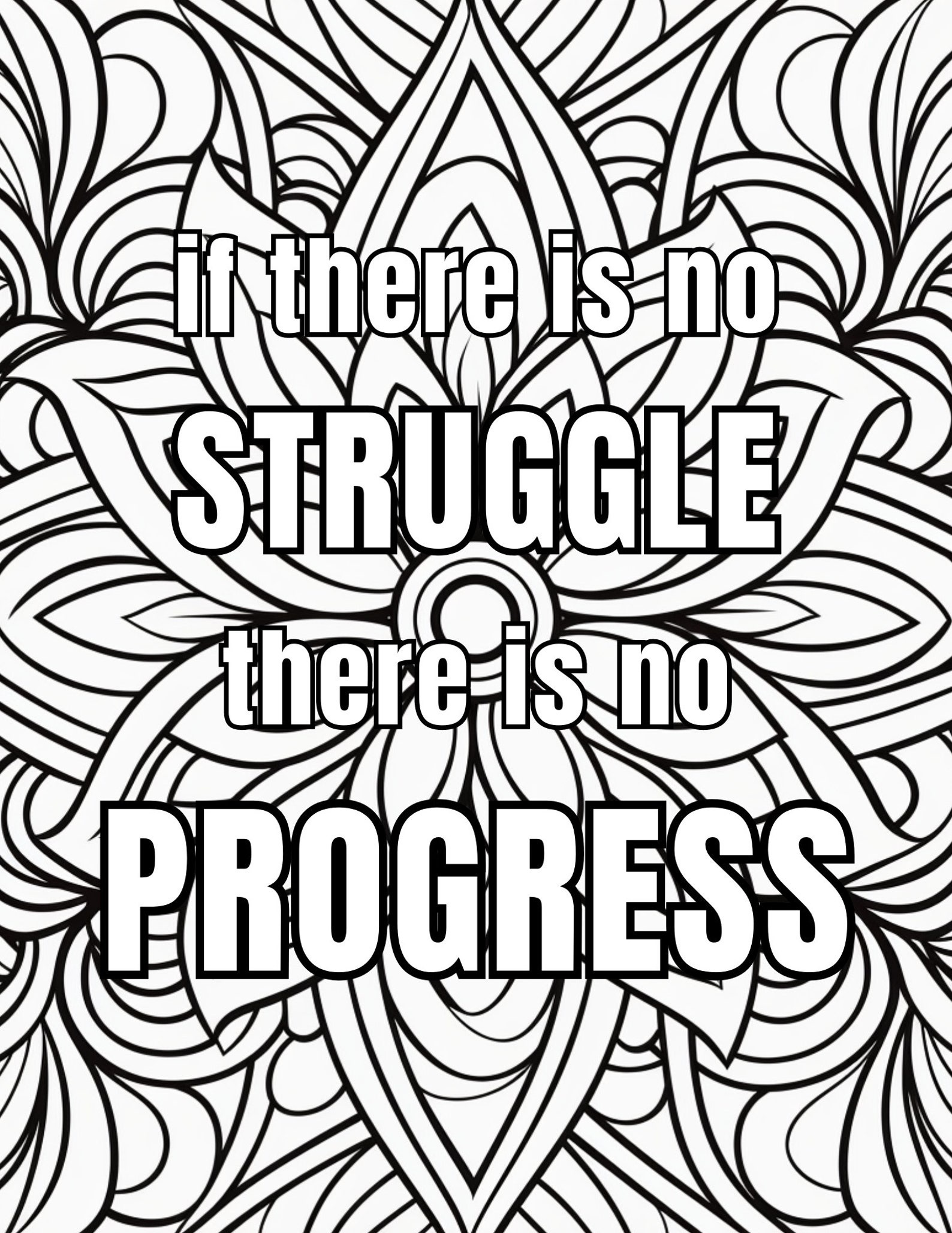 Motivational Colouring Pages Adult Colouring Mindful Colouring Quotes ...