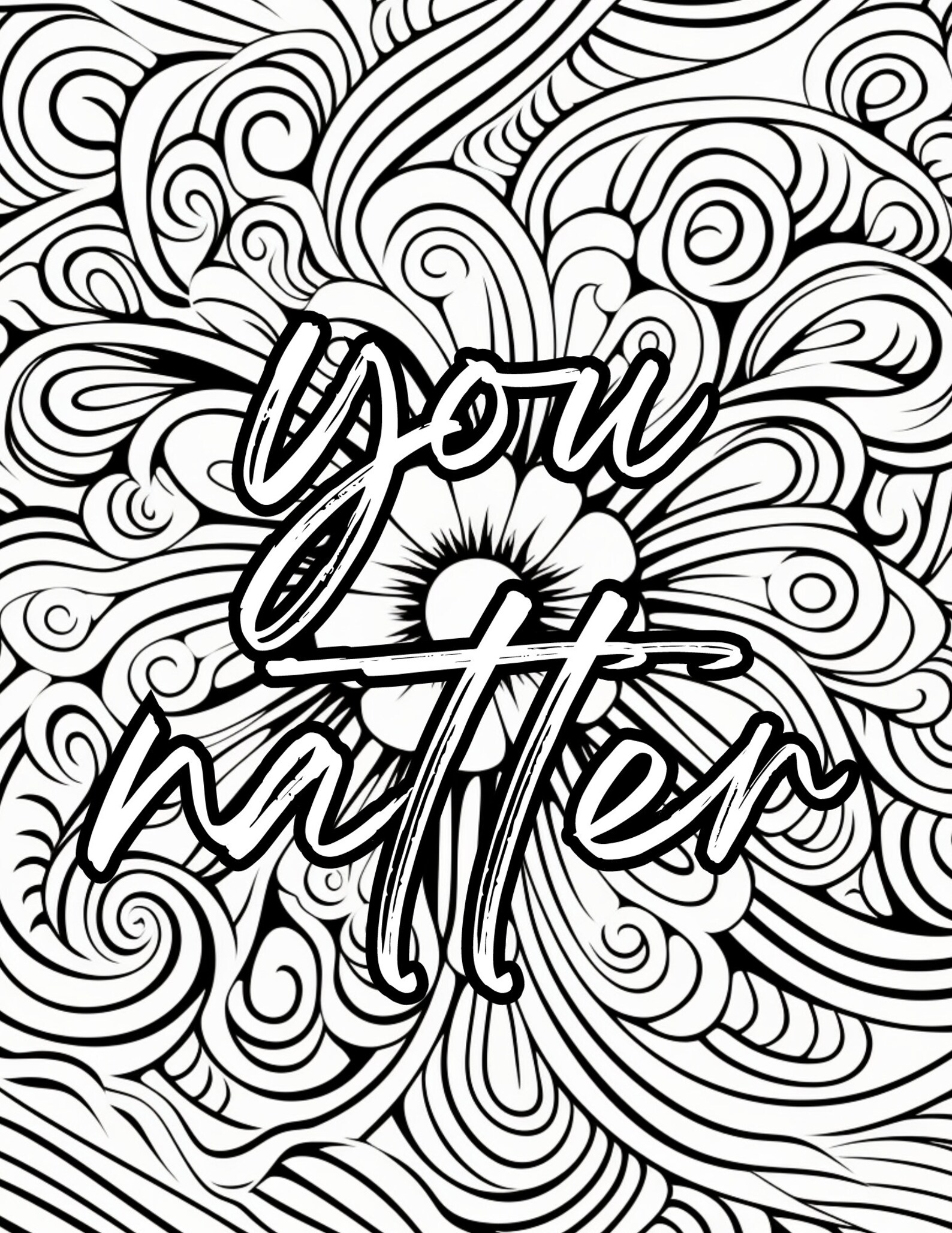 Motivational Colouring Pages Adult Colouring Mindful Colouring Quotes ...
