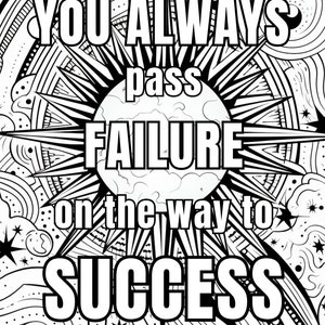 Motivational Colouring Pages | Adult Colouring | Mindful Colouring ...