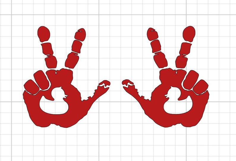 Jeep Duck Hand Decals Set of 2 Premium Vinyl Multiple Colors - Etsy