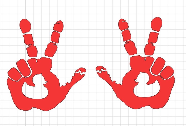 Jeep Duck Hand Decals Set of 2 Premium Vinyl Multiple Colors - Etsy