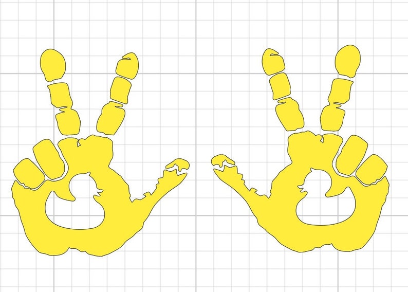 Jeep Duck Hand Decals Set of 2 Premium Vinyl Multiple Colors - Etsy