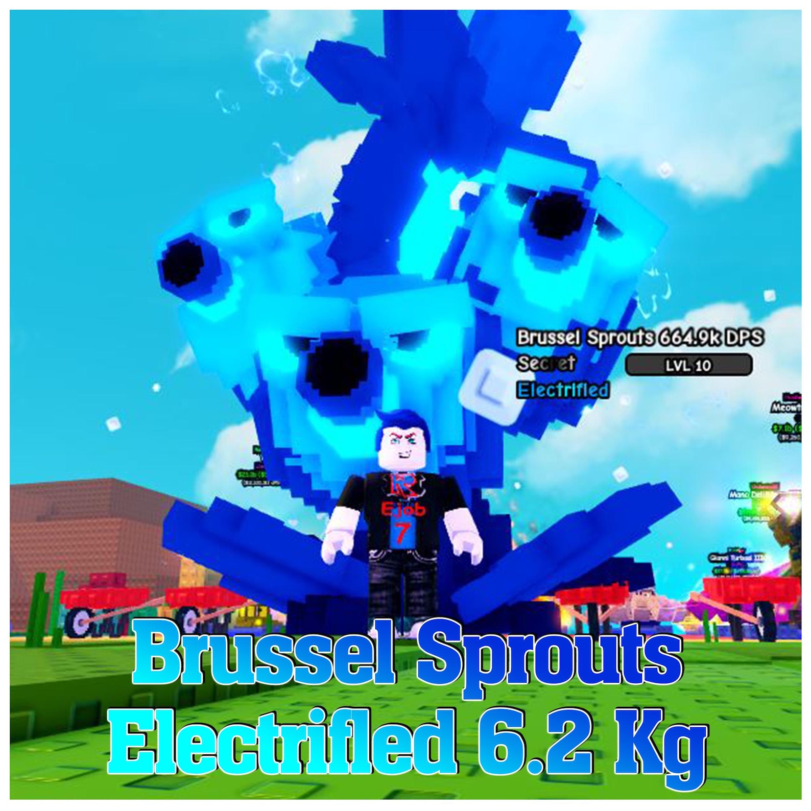 Plants Vs Brainrots | Brussel Sprouts Electrifled 6.2 Kg Random Secret ...