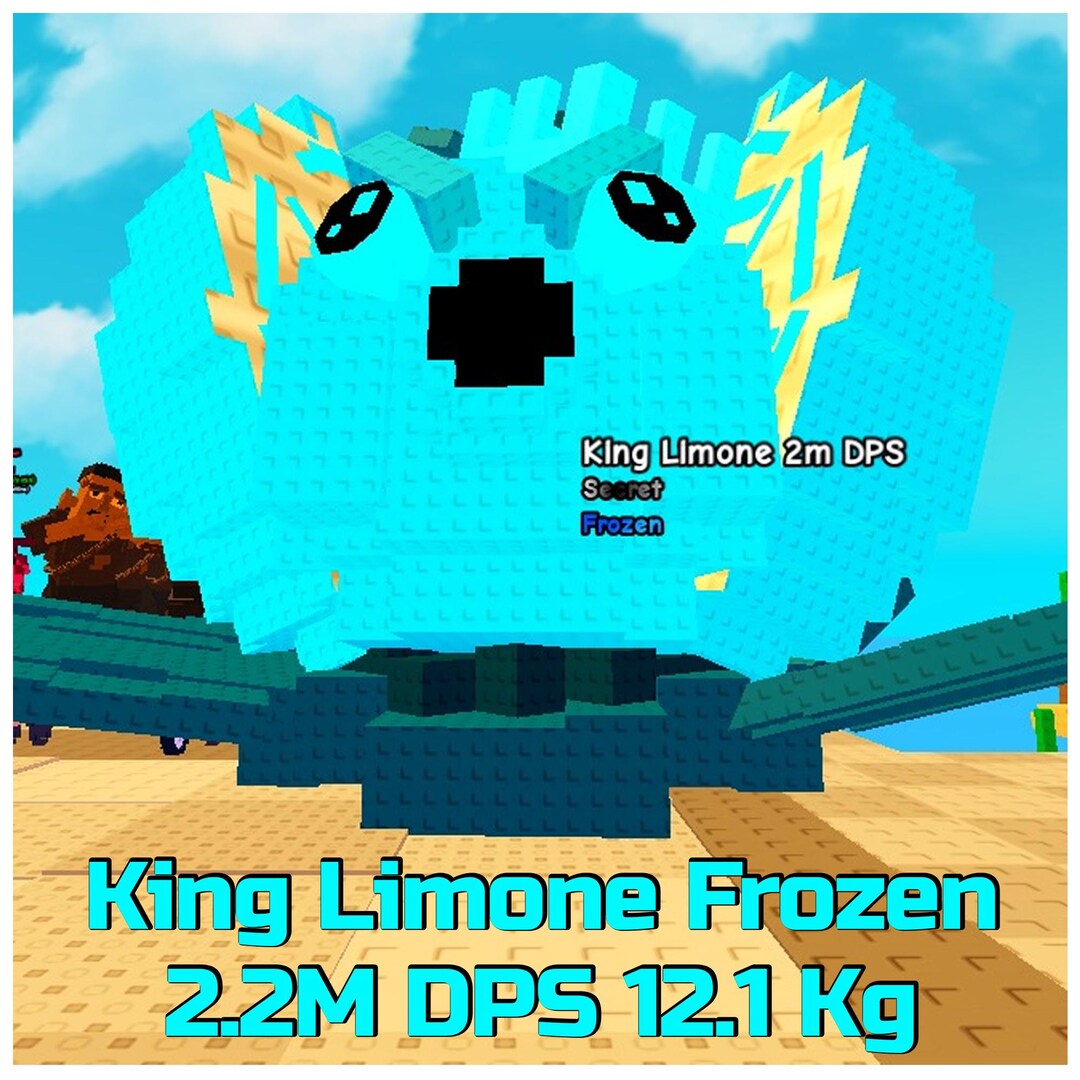 Plants Vs Brainrots | King Limone Frozen 2.2M DPS 12.1 Kg Secret ...
