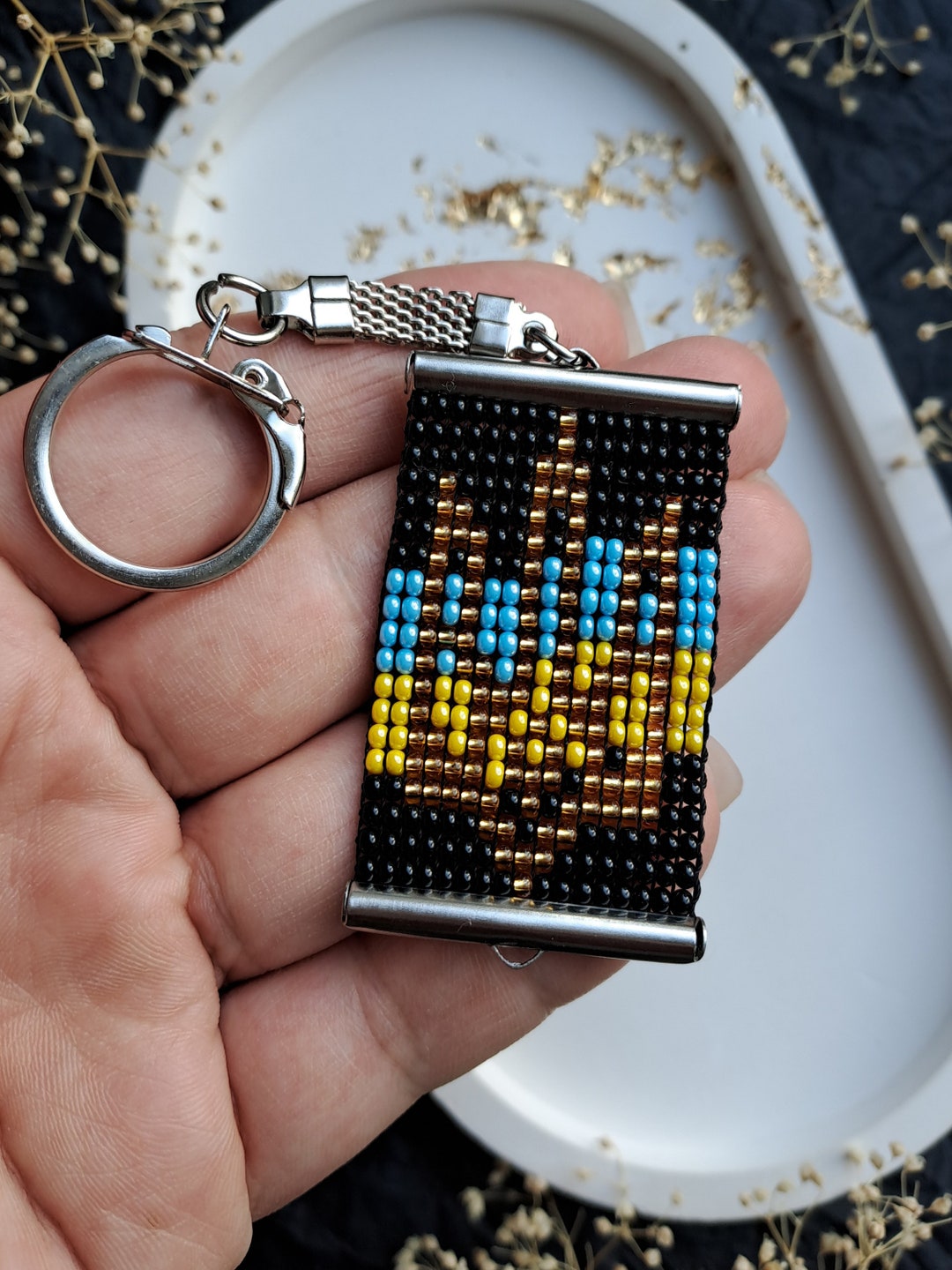 Keychain With Ukrainian Symbols - Etsy