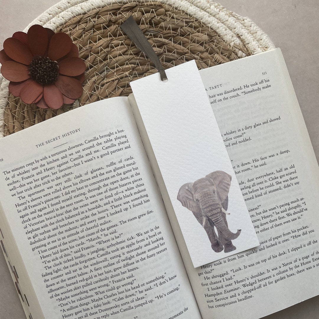 Elephant Bookmark | Elephant | Wild Animals | Wildlife | Animal ...