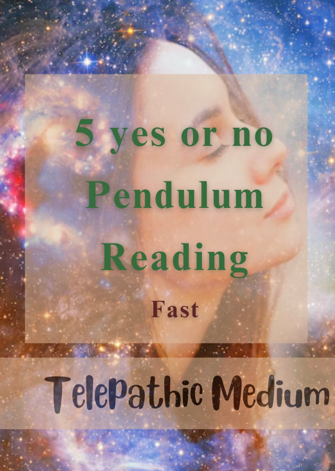 Rapid 5-question Pendulum Reading: Psychic Yes/no Answers Within the Hour - Etsy