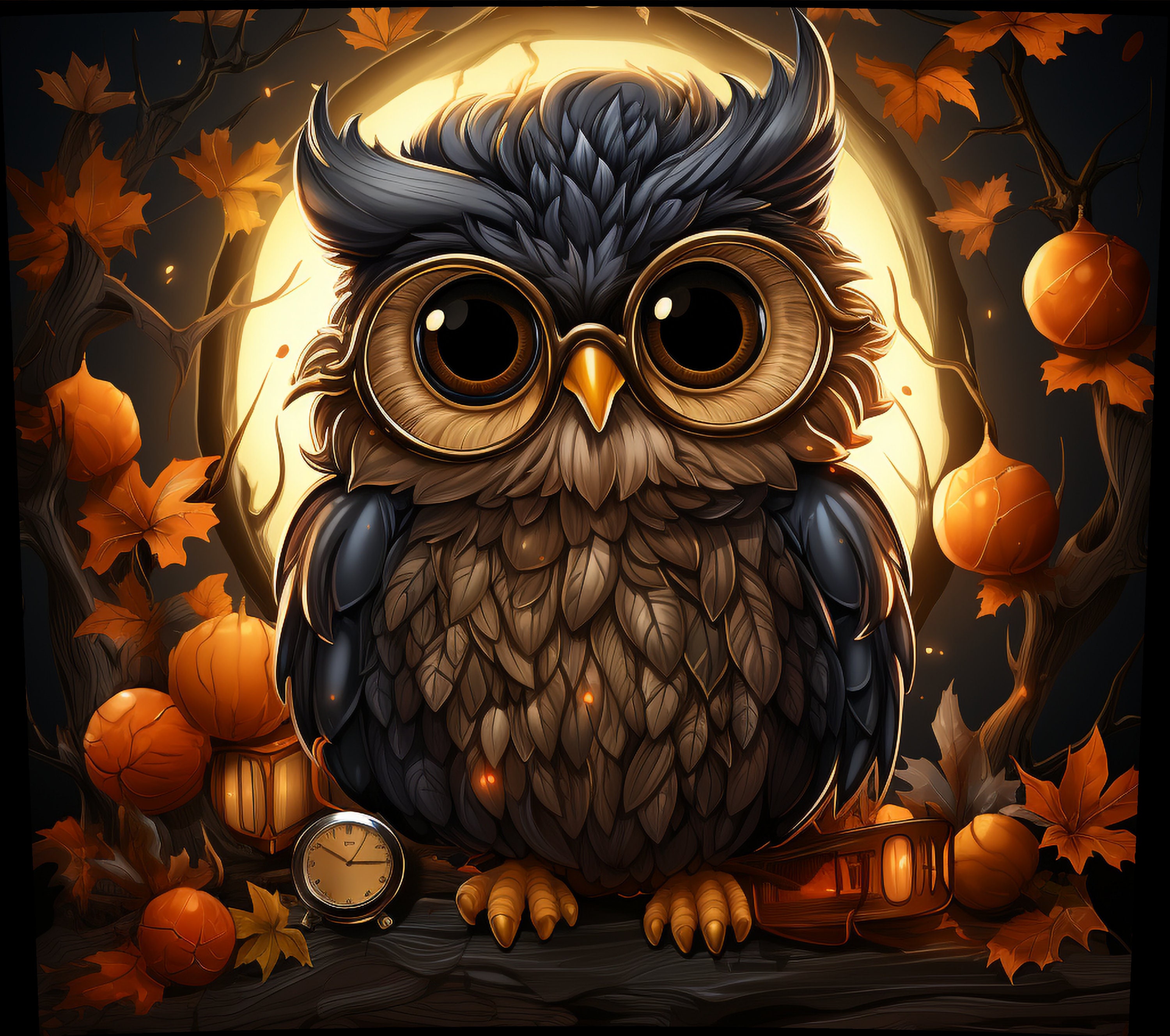 Halloween Owls Png, Owl Bundle Png, XOXO Png, Hart Lover, Valentine ...