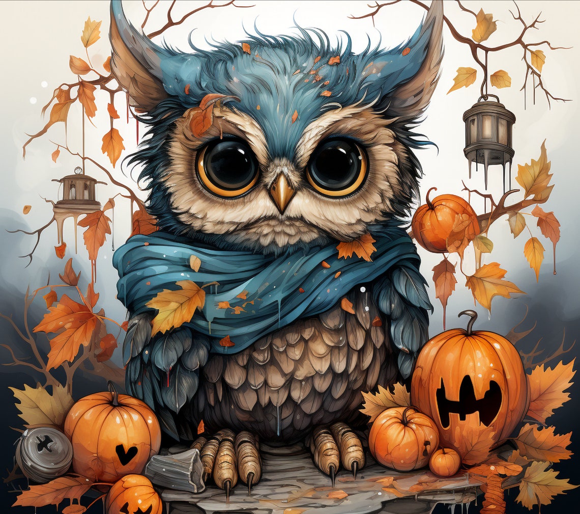Halloween Owls Png, Owl Bundle Png, XOXO Png, Hart Lover, Valentine ...