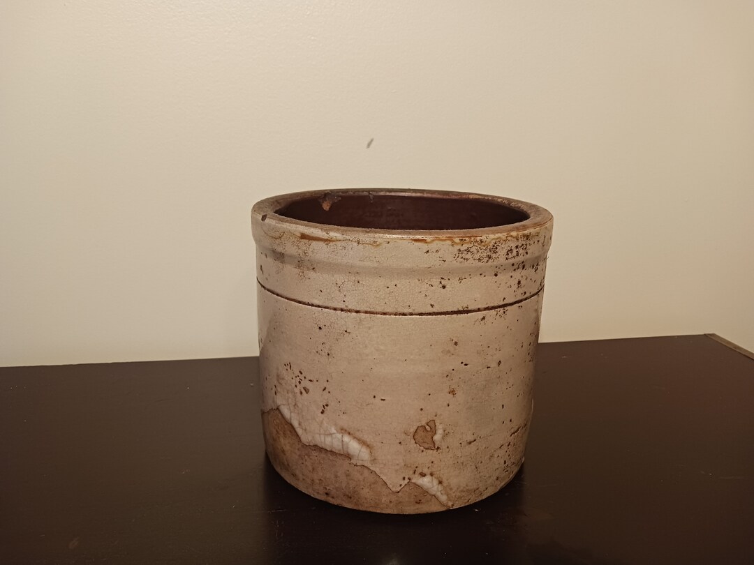 Vintage Rustic Farmhouse Crock - Etsy