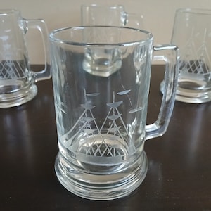 Schooner Beer Mugs Set of 4 - Etsy