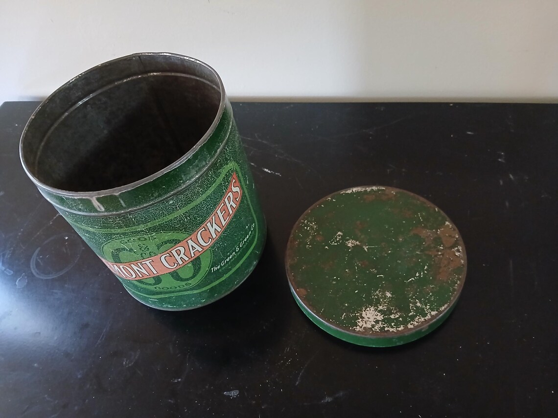 Vintage Storage Tin - Etsy