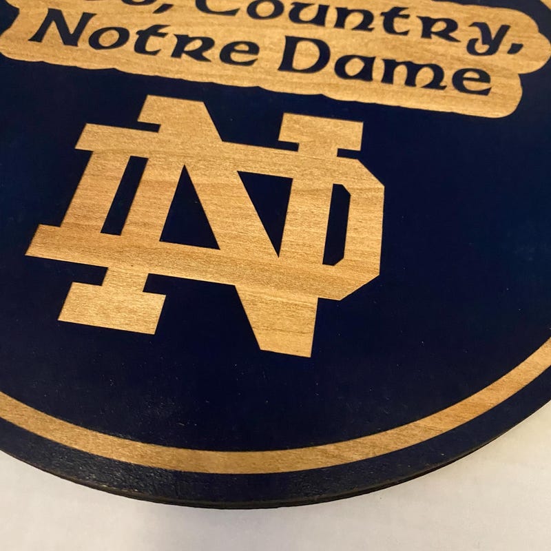 Notre Dame Sign - Etsy