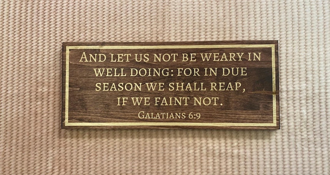 Personalized Bible Verse Wood Sign: Custom Scripture Plaque - Etsy
