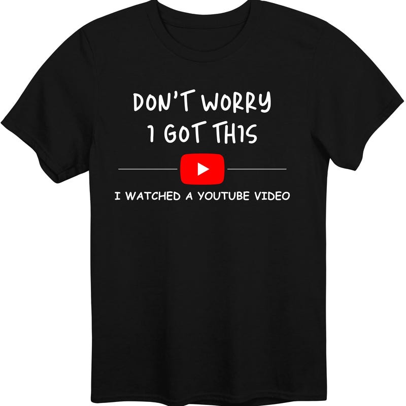 Youtube T Shirt - Etsy
