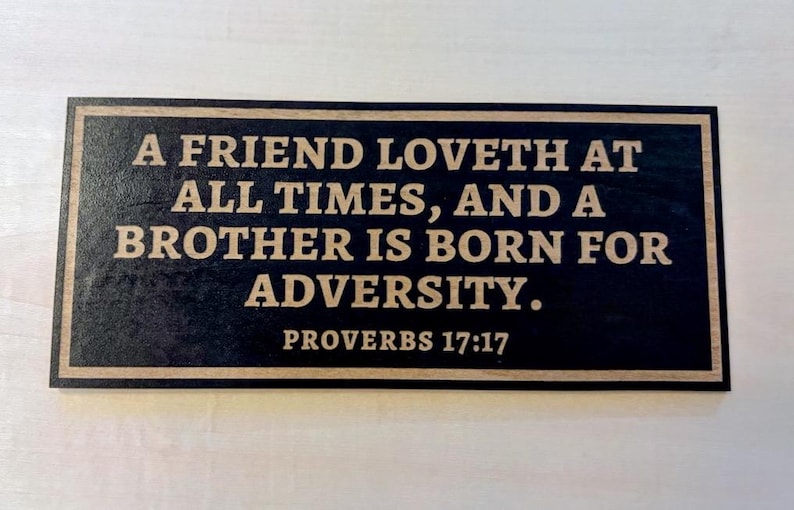 Personalized Bible Verse Wood Sign: Custom Scripture Plaque - Etsy