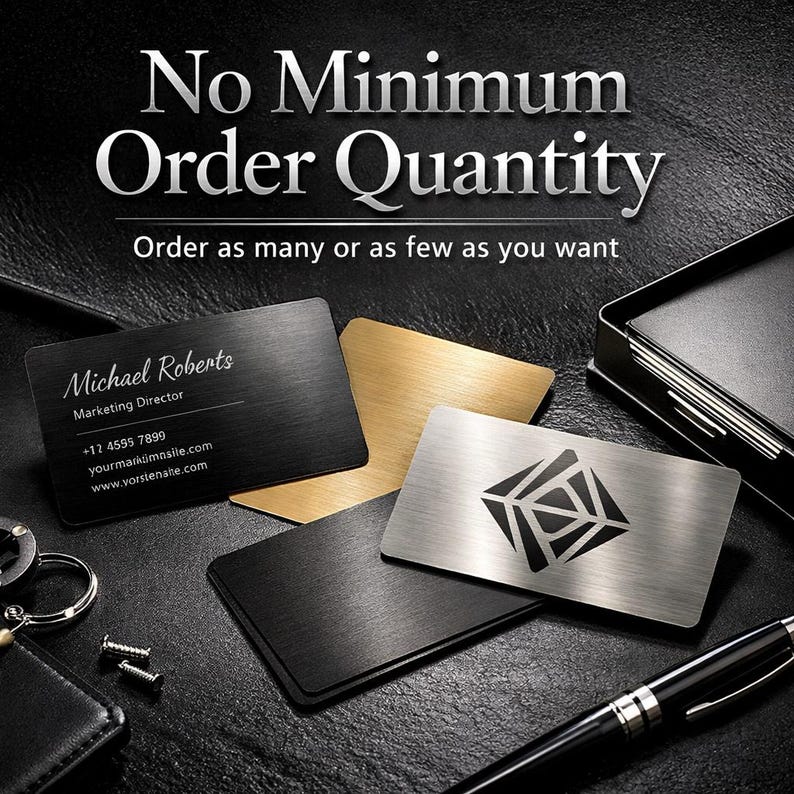 Ultra Thick Metal Business Card 0.8mm Luxury Aluminum Executive Laser ...